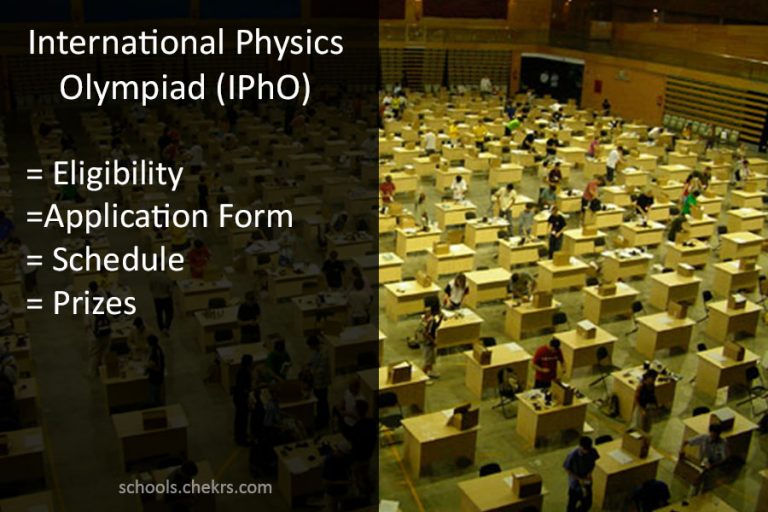IPhO 2023 - 52nd International Physics Olympiad Registration Dates