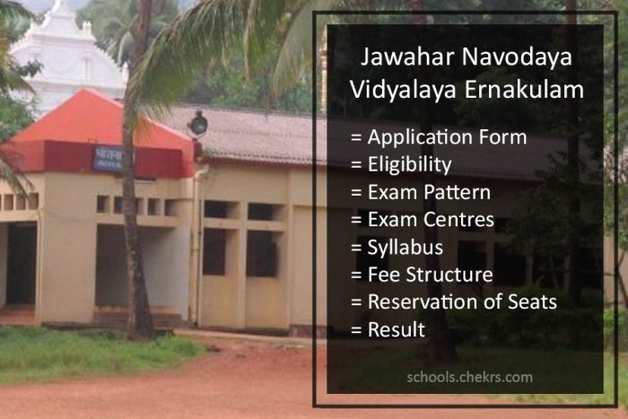 Jawahar Navodaya Vidyalaya Ernakulam Admissions 2025 - Apply Here