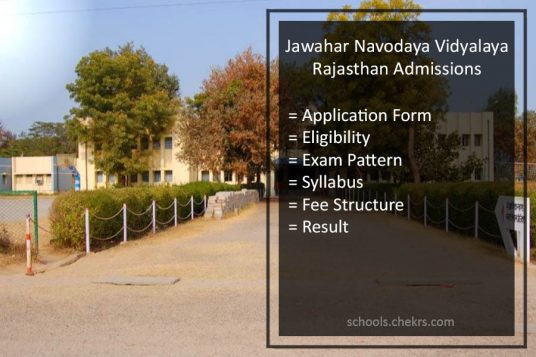 JNV Rajasthan Admission Form 2024 - Entrance Exam Dates, JNVST Result