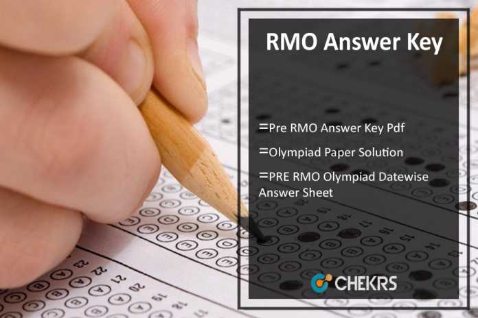 RMO Answer Key 2024 - RMO Olympiad Exam Paper Solution