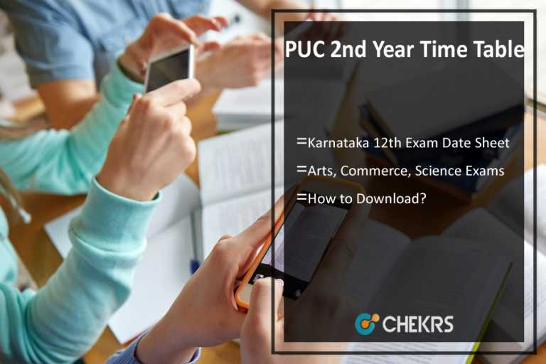 2nd PUC Time Table 2024 Karnataka 12th Arts Commerce Science Exam Dates 2nd PUC Time Table 2024 Karnataka 12th Arts Commerce Science Exam Dates