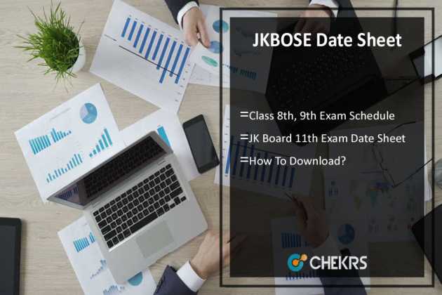 JKBOSE Date Sheet Winter Zone 2023 - 8th, 9th, 11th Class Time Table Pdf