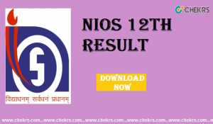 NIOS 12th Result 2025 April Senior Secondary Class XII Mark Sheet
