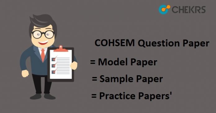 COHSEM Question Paper 2024 - Download Manipur Board 12th Sample Papers