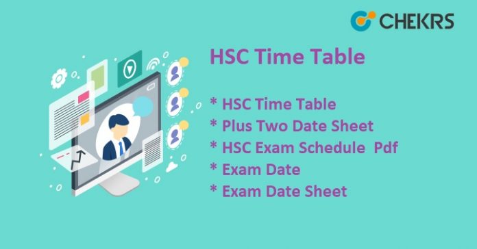 HSC Time Table 2025 - Plus Two Exam Date Sheet, Schedule Pdf