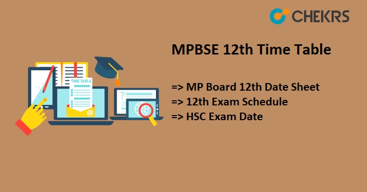 MP Board 12th Time Table 2024 - MPBSE 12th Date Sheet, Exam Schedule