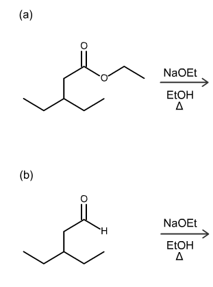 Draw the most stable product formed in each of the following reactions: