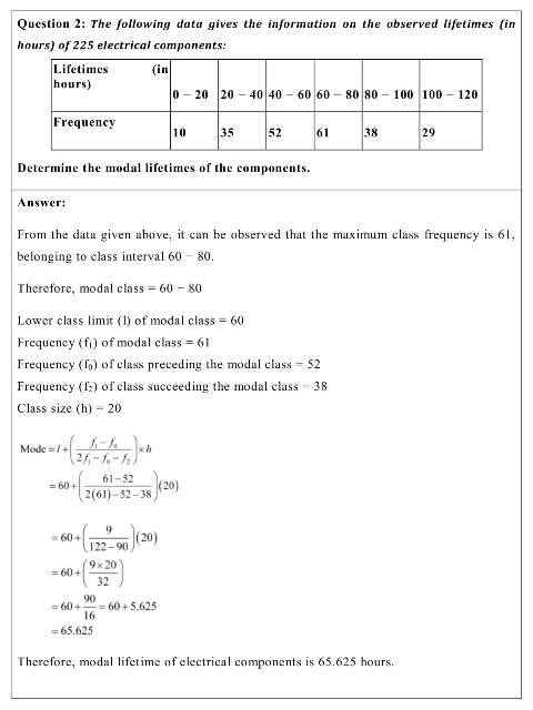 NCERT Solutions Class 10 Maths Chapter 14 - Statistics | Pdf Available