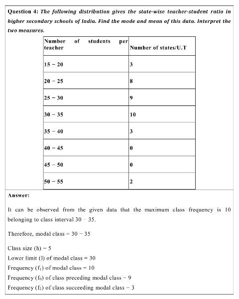 NCERT Solutions Class 10 Maths Chapter 14 - Statistics | Pdf Available