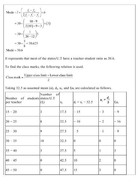 NCERT Solutions Class 10 Maths Chapter 14 - Statistics | Pdf Available