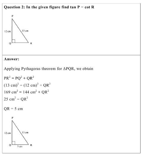 NCERT Solutions Class 10 Maths Chapter 8 - Introduction to Trigonometry ...