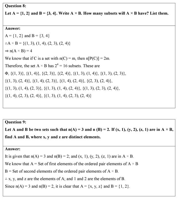 [Pdf] NCERT Solutions for Class 11 Maths Chapter 2 - Exercise 2.1 ...