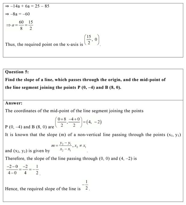 NCERT Solutions for Class 11 Maths Chapter 10 - Exercise 10.1 (Updated) Pdf