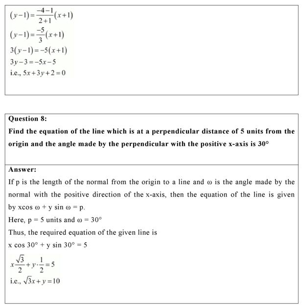 NCERT Solutions for Class 11 Maths Chapter 10 - Exercise 10.2 (Updated) Pdf