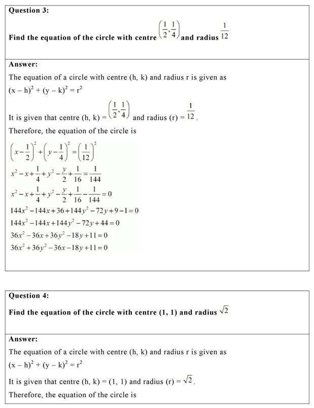 NCERT Solutions for Class 11 Maths Chapter 11 - Exercise 11.1 (Updated) Pdf