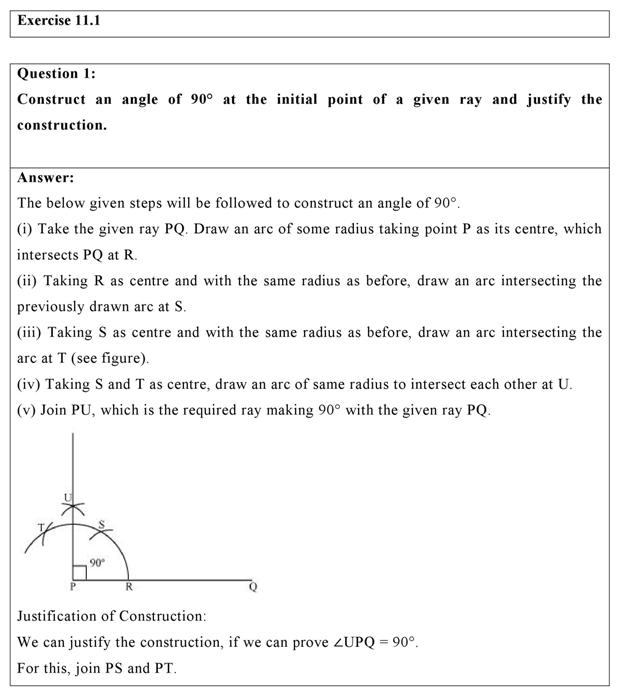 NCERT Solutions for Class 9 Maths Chapter 11 - Exercise 11.1 ...