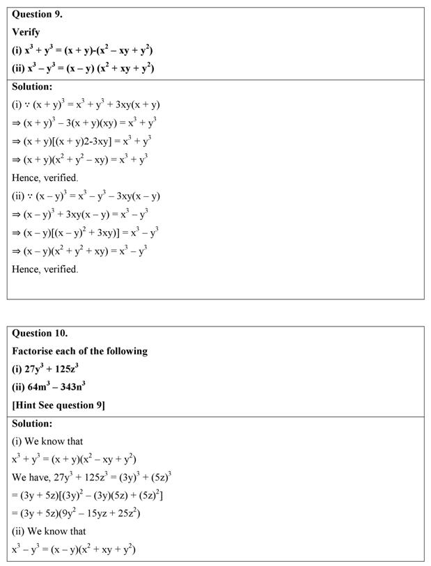 Ncert Solutions Class 9 Maths Chapter 2 Ex 2 5 Polynomials Pdf Download
