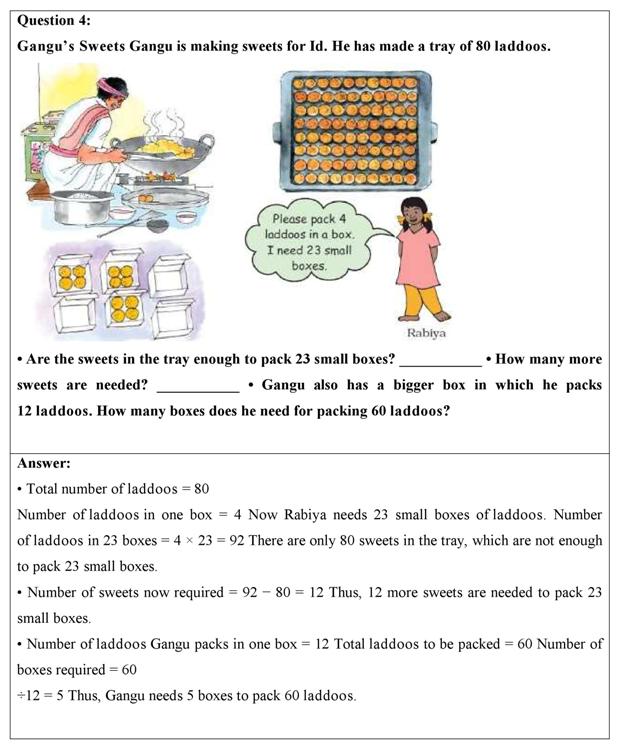 Free Download NCERT Solutions for Class 4 Maths Chapter 11 - Tables and ...