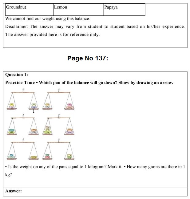Free Download NCERT Solutions for Class 4 Maths Chapter 12 - How Heavy ...
