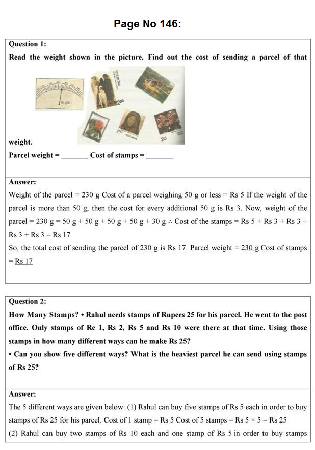 Free Download NCERT Solutions for Class 4 Maths Chapter 12 - How Heavy ...