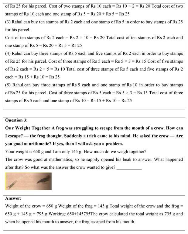Free Download NCERT Solutions for Class 4 Maths Chapter 12 - How Heavy ...