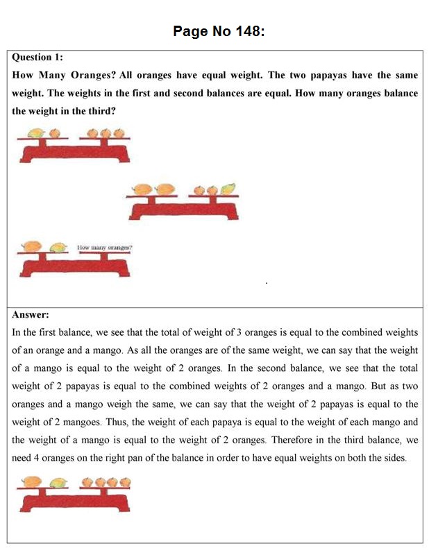 Free Download NCERT Solutions for Class 4 Maths Chapter 12 - How Heavy ...