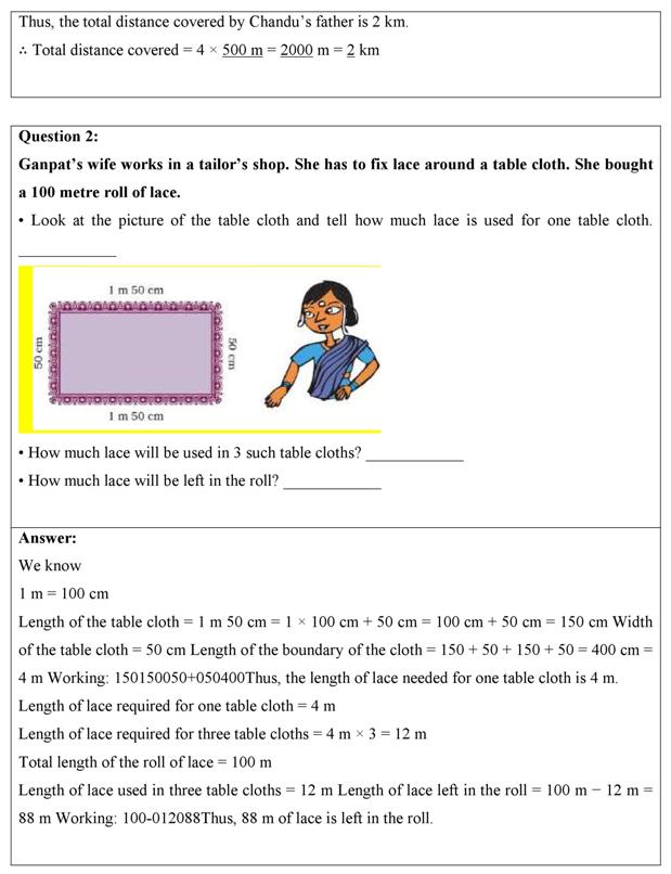 Free Download NCERT Solutions for Class 4 Maths Chapter 13 - Fields and ...