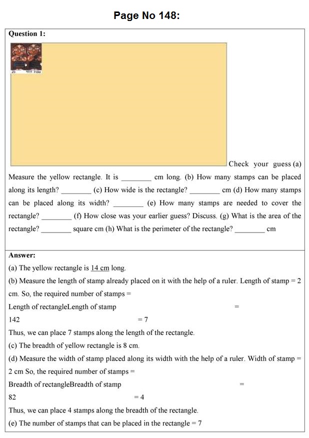 Download NCERT Solutions for Class 5 Maths Chapter 11 - Area and its ...