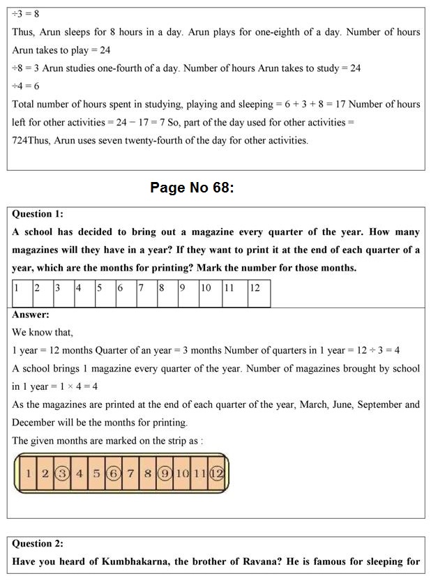 Download NCERT Solutions for Class 5 Maths Chapter 4 - Parts and Wholes