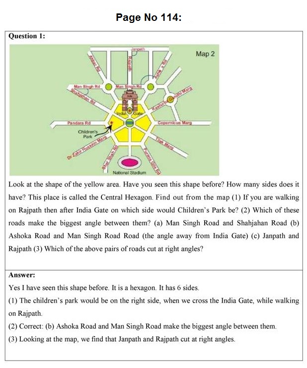Download NCERT Solutions for Class 5 Maths Chapter 8 - Mapping Your Way