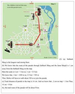 Download NCERT Solutions for Class 5 Maths Chapter 8 - Mapping Your Way