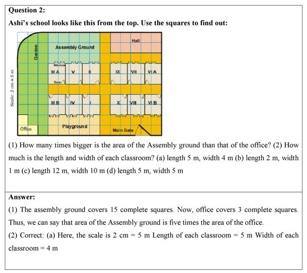 Download NCERT Solutions for Class 5 Maths Chapter 8 - Mapping Your Way