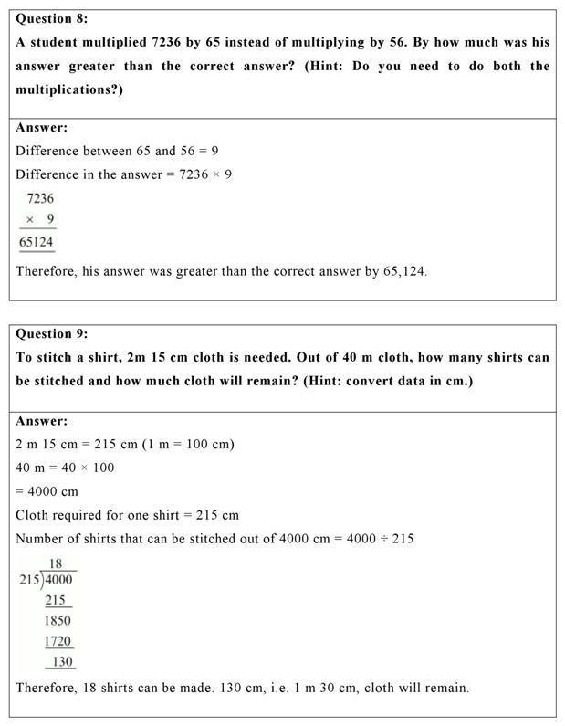 NCERT Solutions for Class 6 Maths Chapter 1 - Knowing Our Numbers Exercise 1.2 (Download Pdf)
