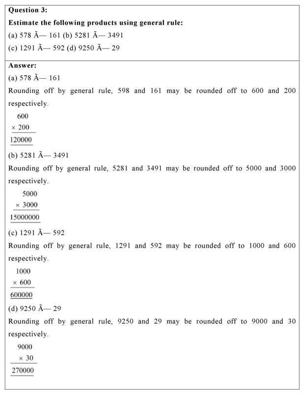 NCERT Solutions for Class 6 Maths Chapter 1 - Knowing Our Numbers ...