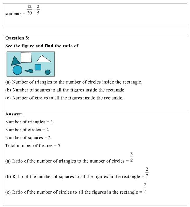 NCERT Solutions Class 6 Maths Chapter Chapter 12 - Ratio and Proportion ...