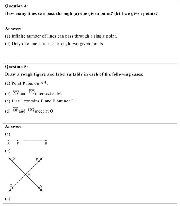 NCERT Solutions for Class 6 Maths Chapter 4 - Basic Geometrical Ideas ...