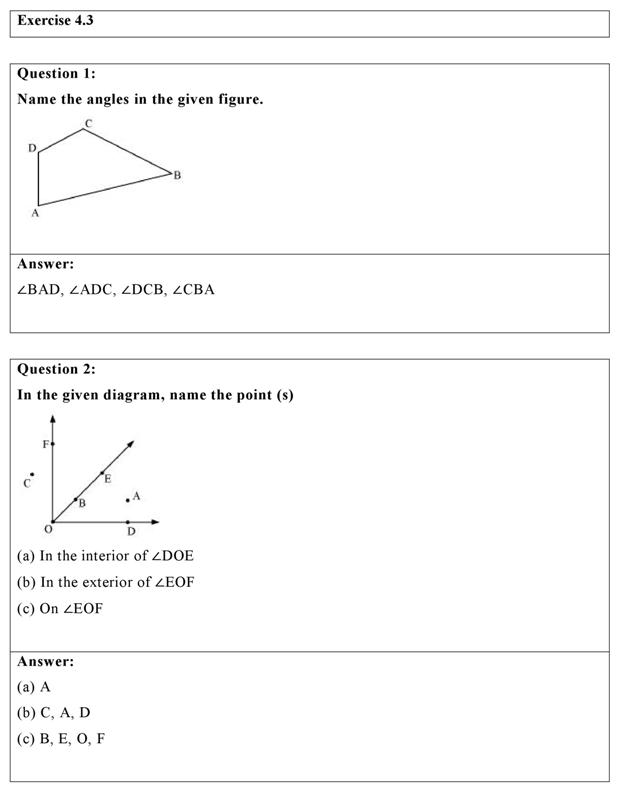 NCERT Solutions for Class 6 Maths Chapter 4 - Basic Geometrical Ideas ...