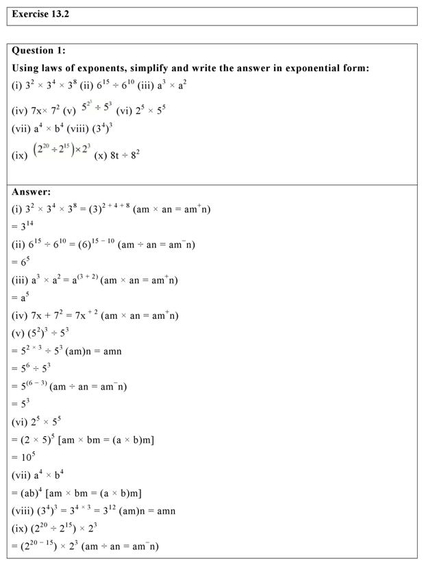 Download NCERT Solutions Class 7 Maths Chapter 13 - Ex 13.2 Pdf