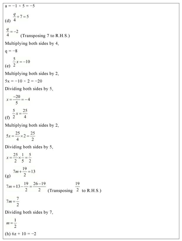 NCERT Solutions for Class 7 Maths Chapter 4 - Exercise 4.3 (Simple ...