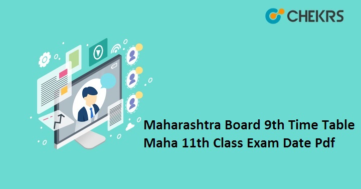 Maharashtra Board 9th Time Table 2024 - Maha 11th Class Exam Date Pdf
