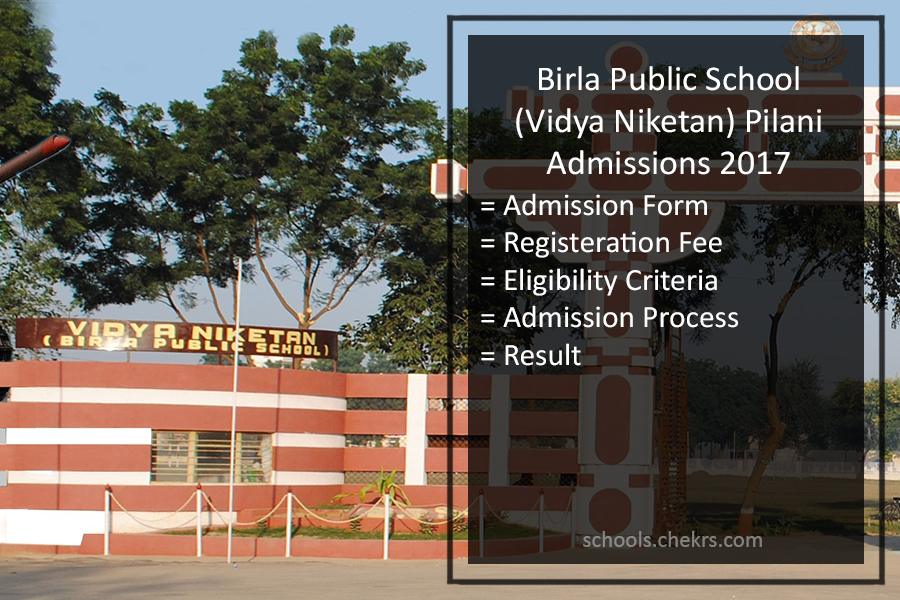 BPS Pilani Admission 2025-26 | Birla Public School Test Date, Apply Here