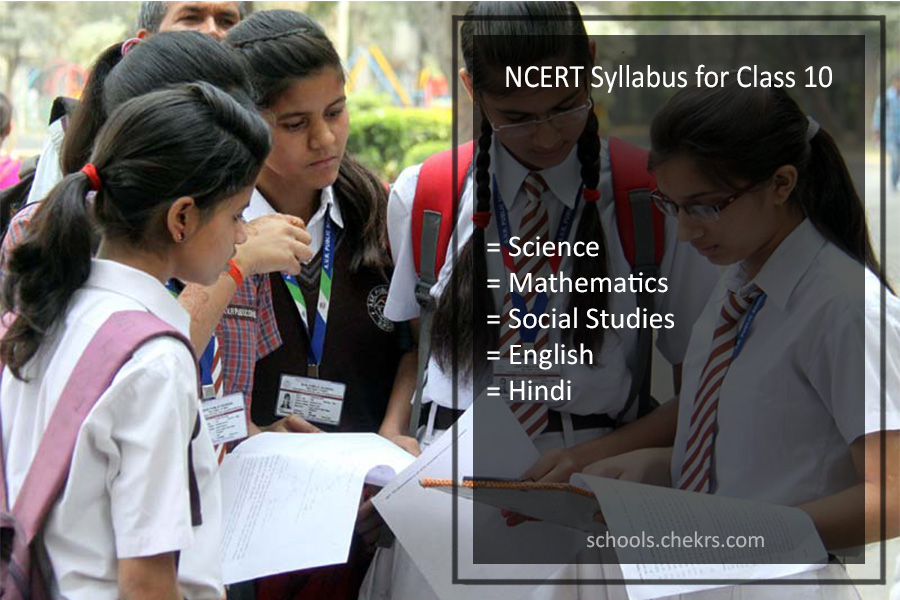 NCERT Syllabus for Class 10 - Science, Maths, Social Studies, English Pdf