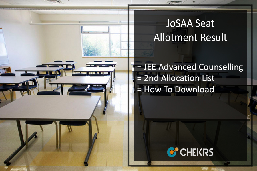 JoSAA 2nd Round Seat Allotment 2025 - Second Counselling Result, Check Your College